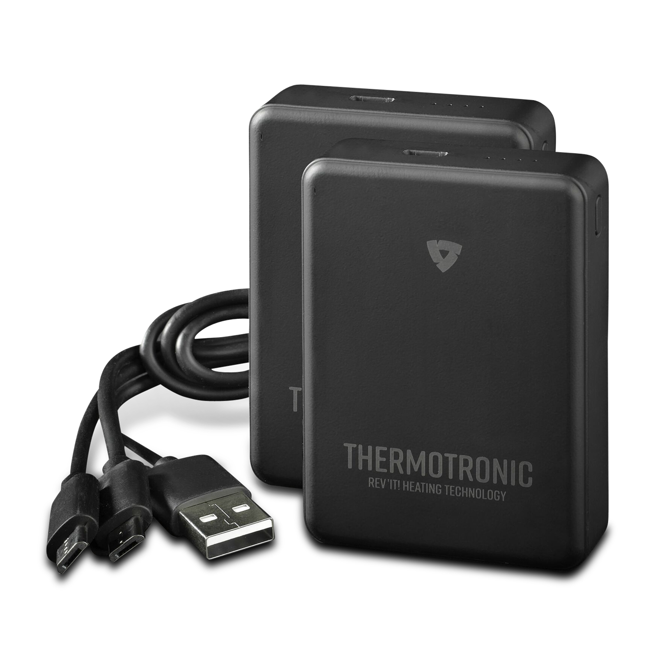 Kit Batteries Gants Moto Chauffants Rev'It! Noir | 24mx