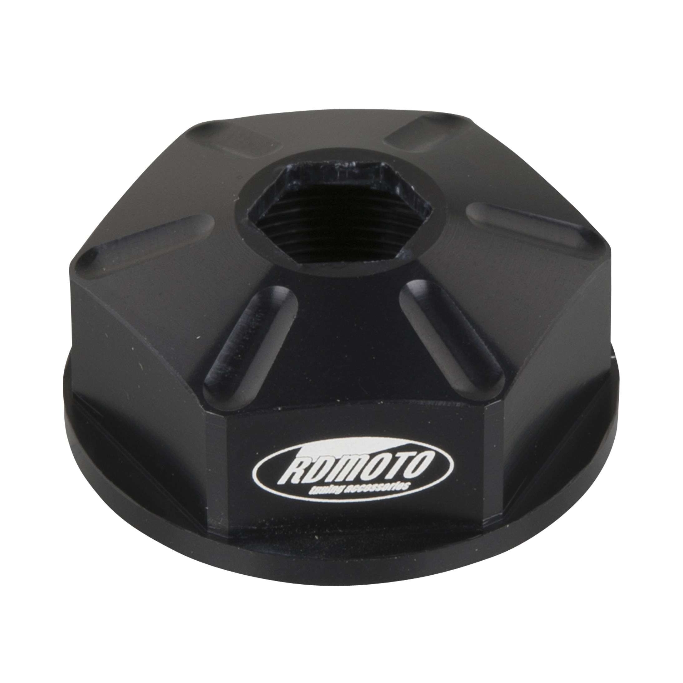 RDMOTO Steering Stem Nut Black - Now 20% Savings - xlmoto.co.uk