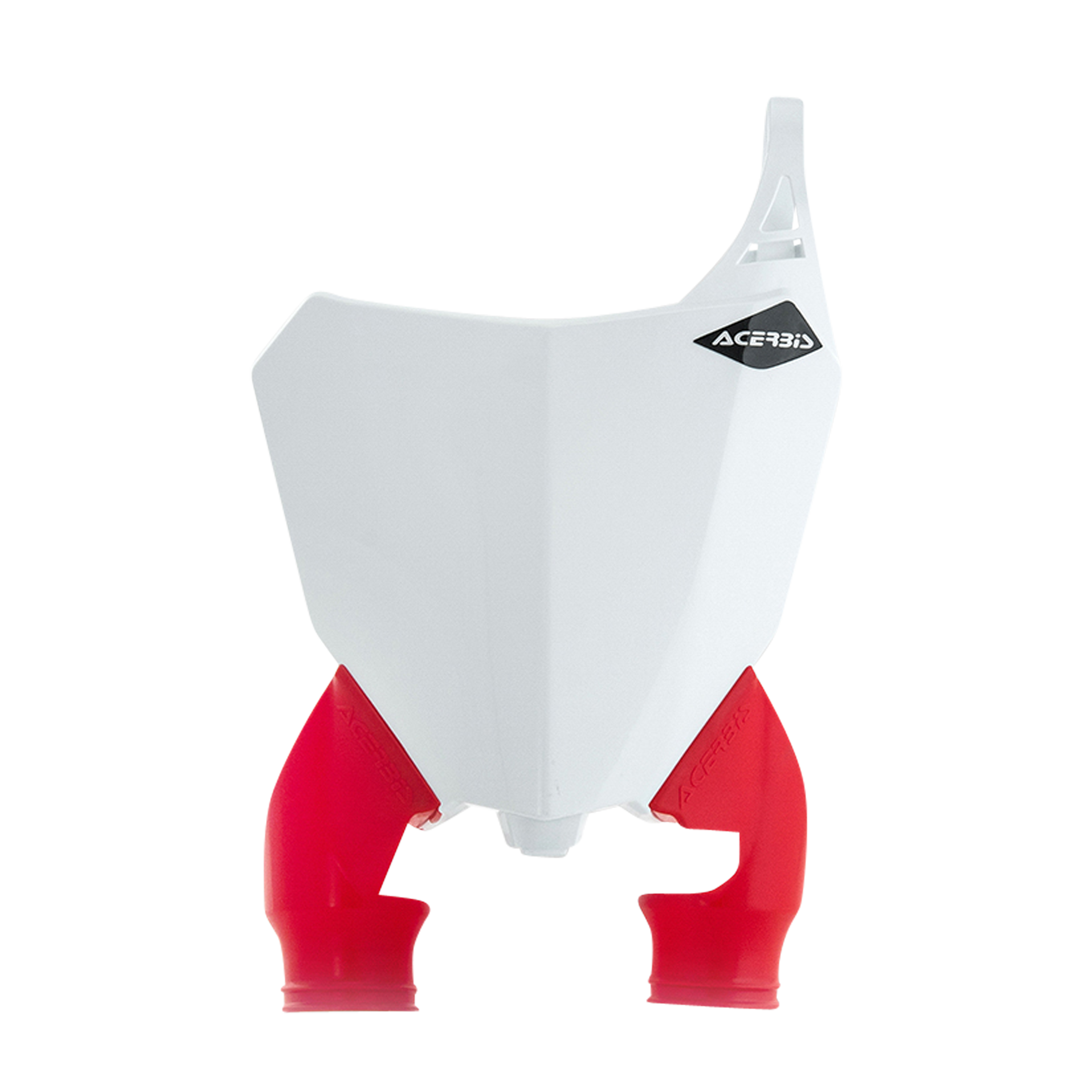 Acerbis Raptor Number Plate White-Red | 24mx