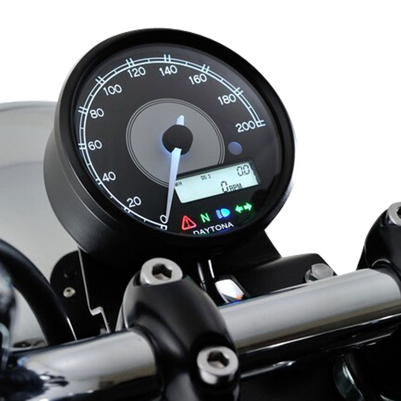 Daytona Velona 80 Speedometer 200 km/h/mph White LED | 24MX